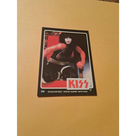 Kiss | Toys | Vintage 978 Aucoin Management Agrmt Kiss Trading Card No ...